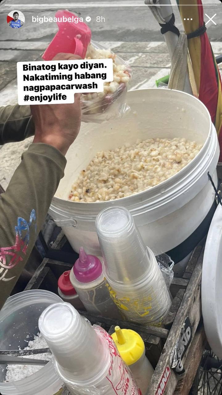 Sorry, extra rice! Beau Belga eats another Pinoy delicacy | OneSports.PH